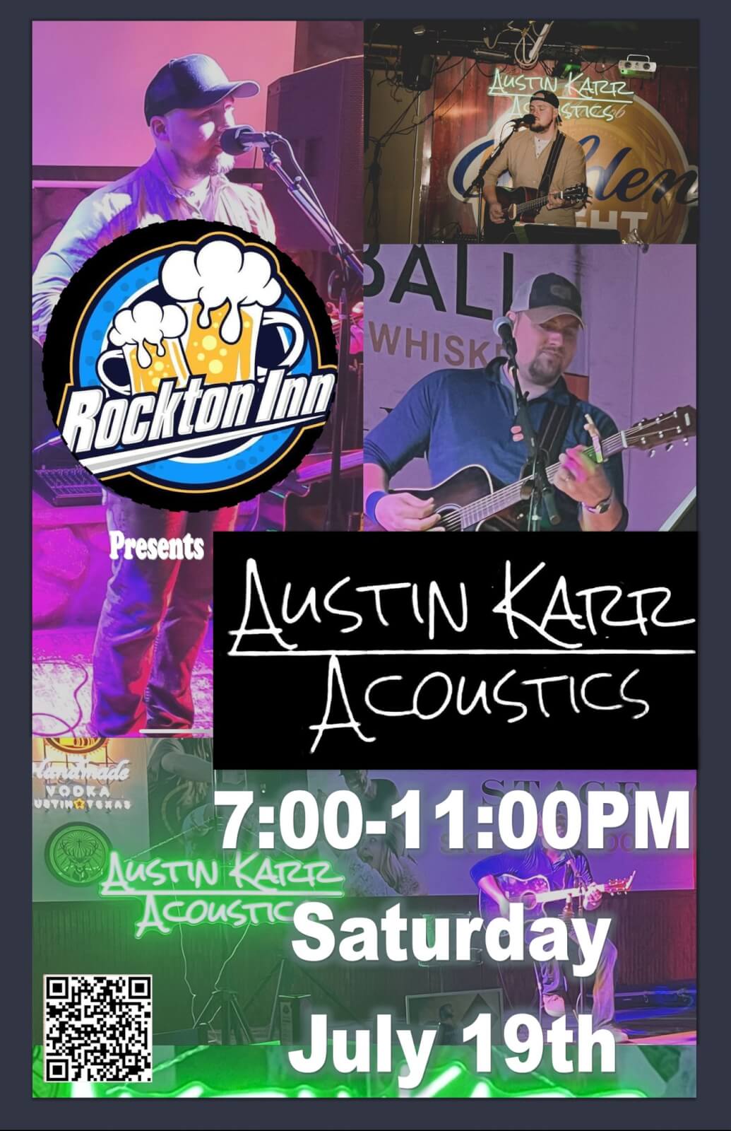 Live Music with Austin Karr Acoustics at Rockton Inn Pub & Grub | 2025-07-19 Beloit WI