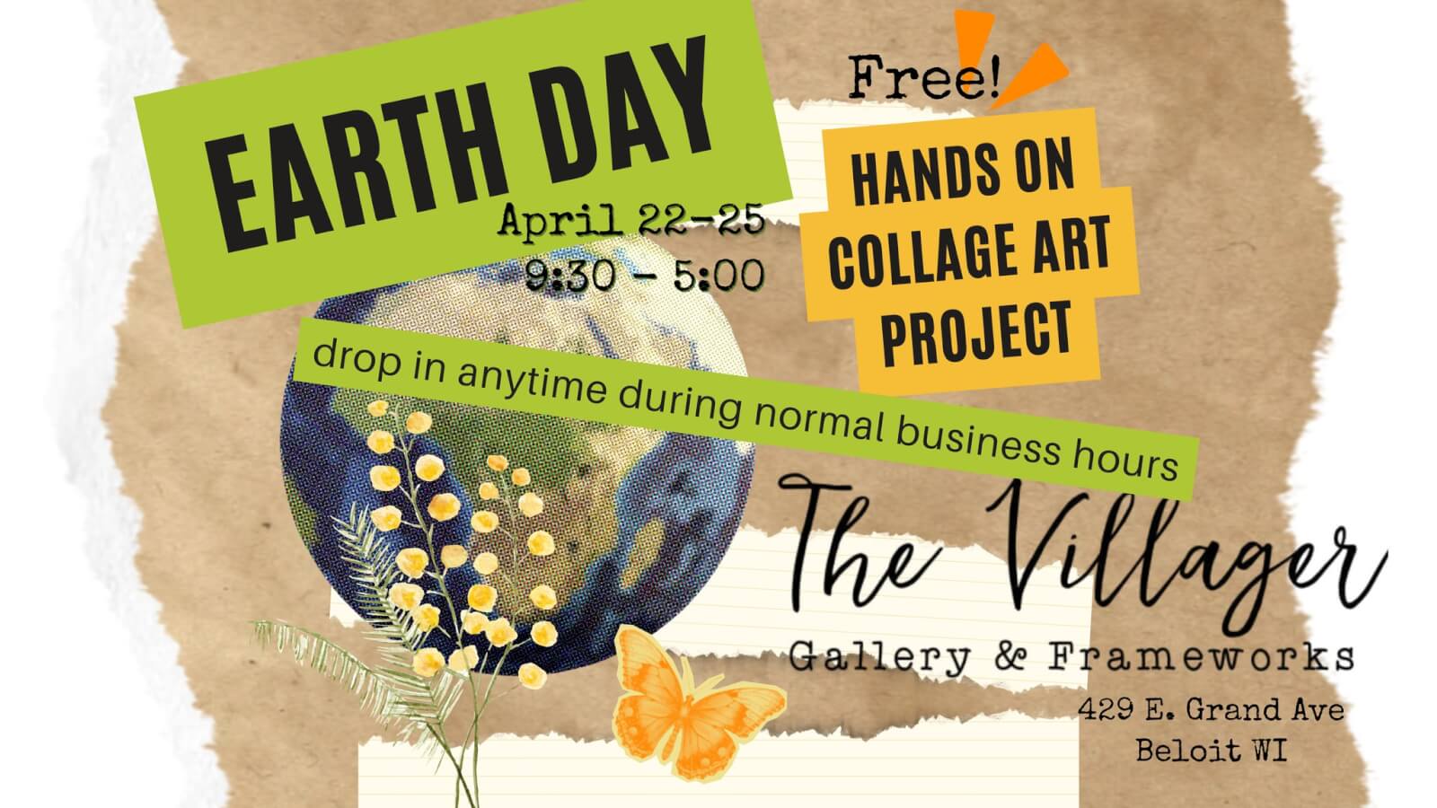 Earth Day Collage Project | 2025-04-22 Beloit WI
