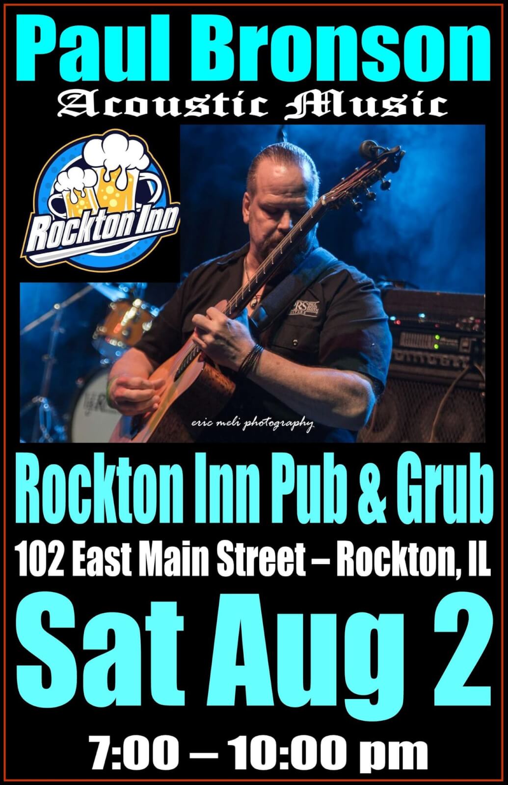 Live Music with Paul Bronson at Rockton Inn Pub & Grub | 2025-08-02 Beloit WI