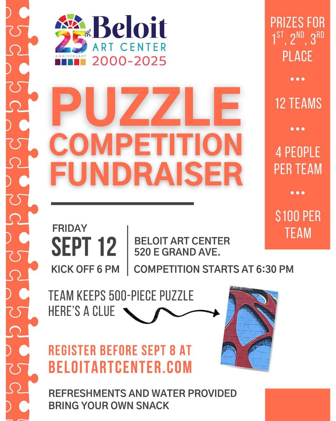 Puzzle Competition Fundraiser | 2025-09-12 Beloit WI