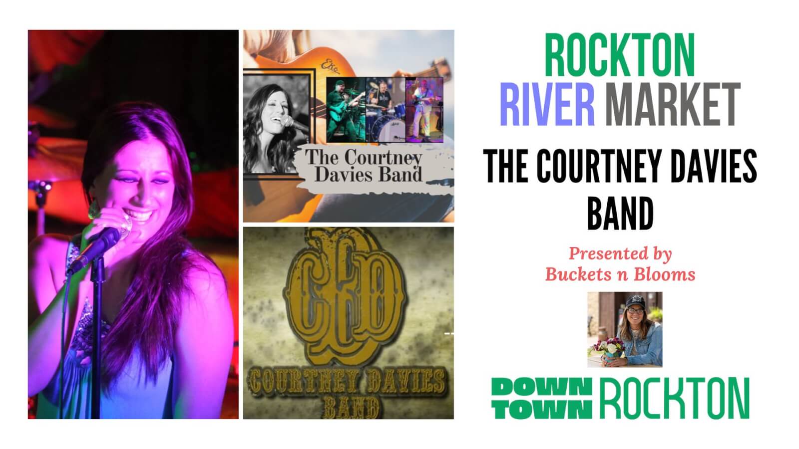 The Courtney Davies Band at the Rockton River Market | 2025-06-04 Beloit WI